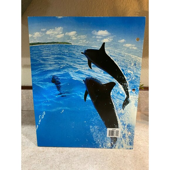 Wal-Mart | Office | Vintage Dolphinthemed 2pocket Folder With Ocean ...